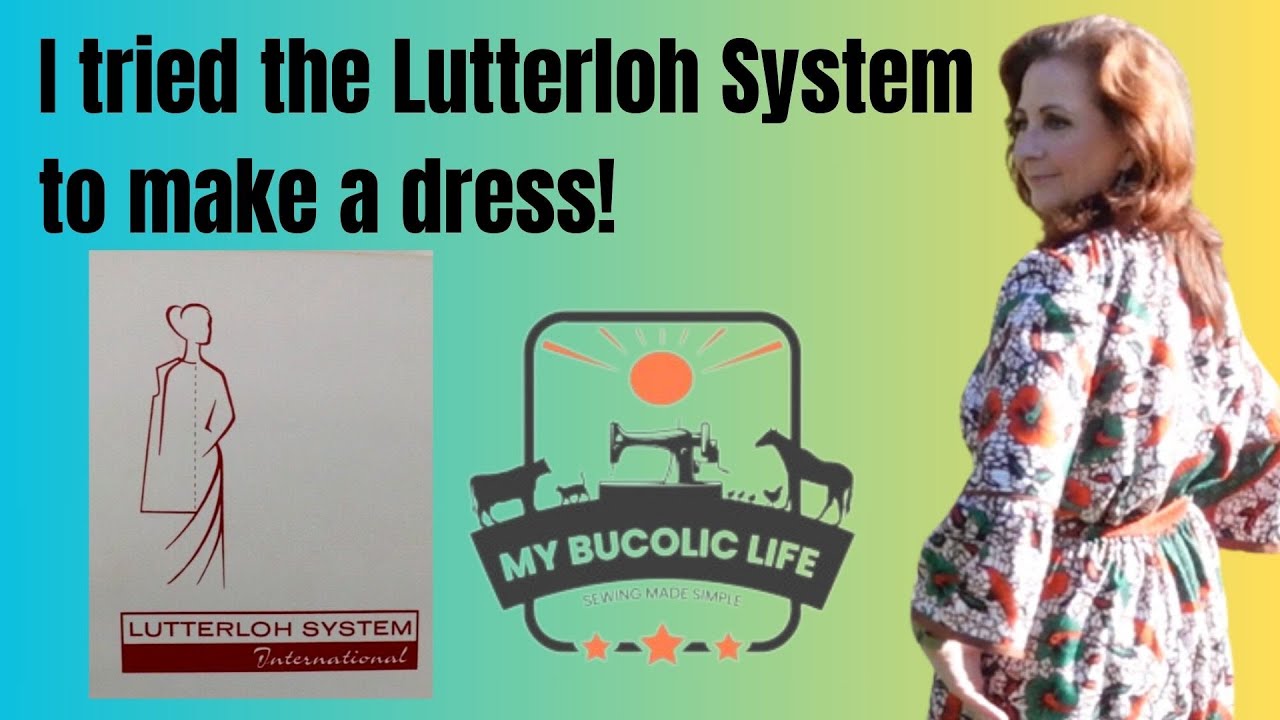 I tried the Lutterloh System of Pattern Design to make a dress! - YouTube
