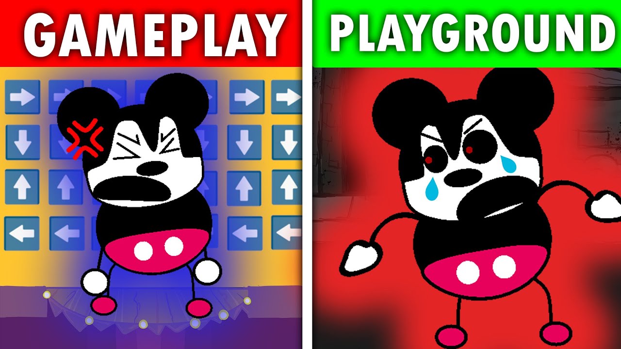 FNF Character Test | Gameplay VS Playground | Mickey Mouse, Mokey Mouse ...