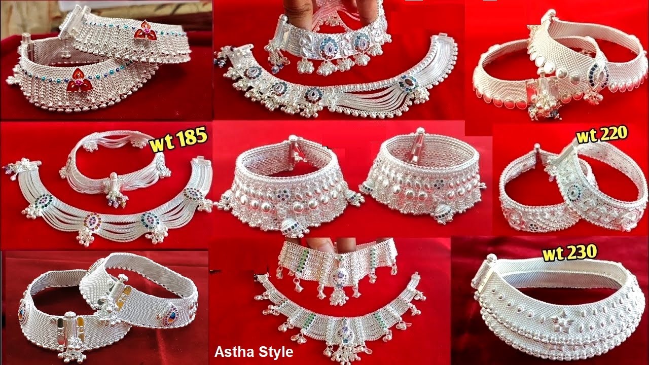 Daily Use पाज़ेब Latest Designs 2023 | Chandi Payal @AsthaStyle - YouTube