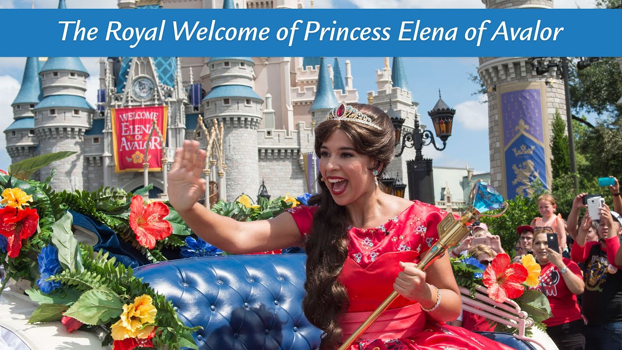 The Royal Welcome of Princess Elena of Avalor - Magic Kingdom - YouTube