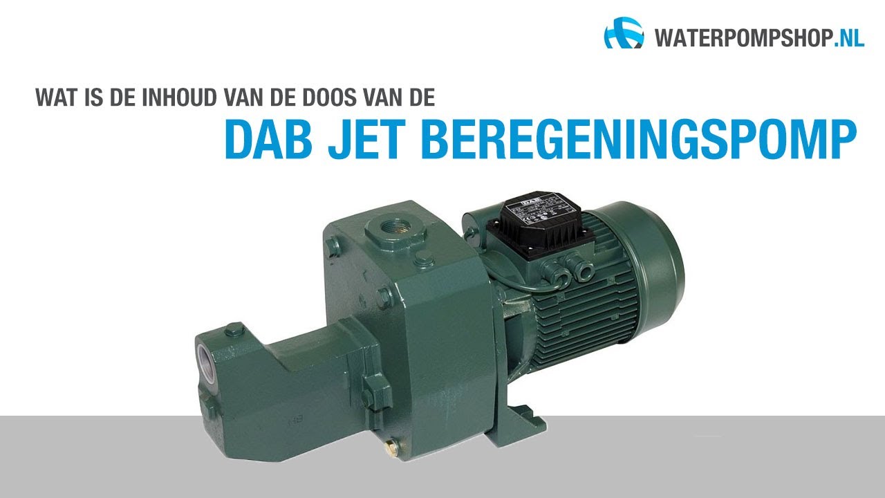 DAB Jet 151 / 251 Beregeningspomp - YouTube