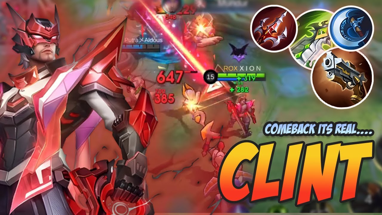 From zero to hero - clint comeback its real mobile legends - YouTube