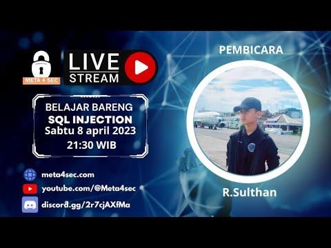 Belajar Bareng Meta4sec "SQL Injection" Live Streaming - YouTube
