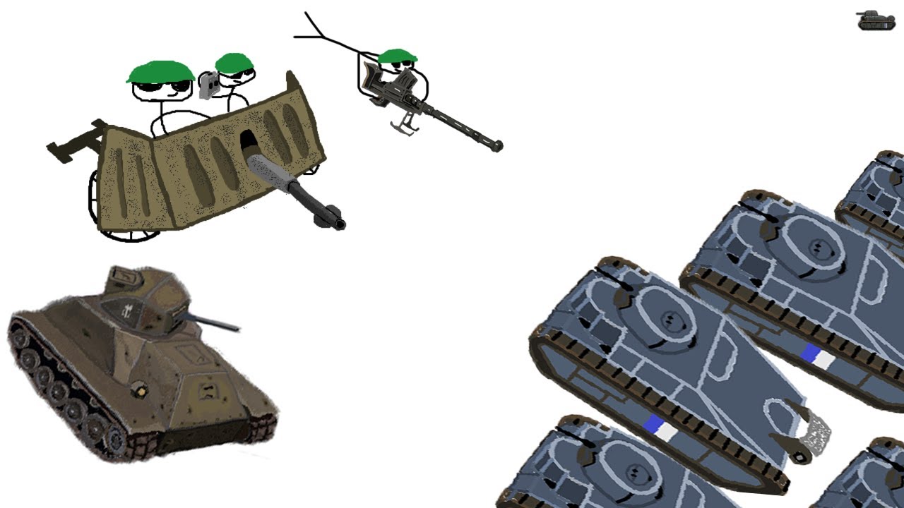 Using Combined Arms Tactics to DESTROY Tank Horde - YouTube