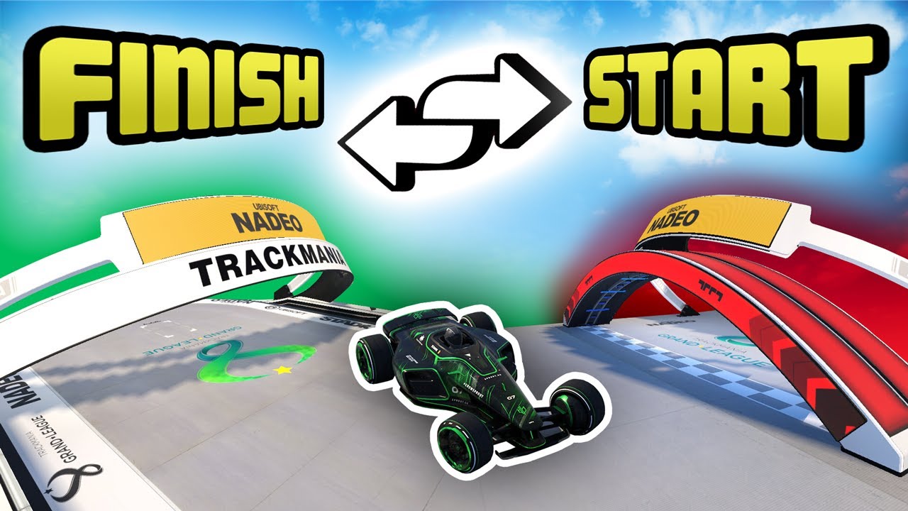 Trackmania but the Finish is the Start??? - YouTube