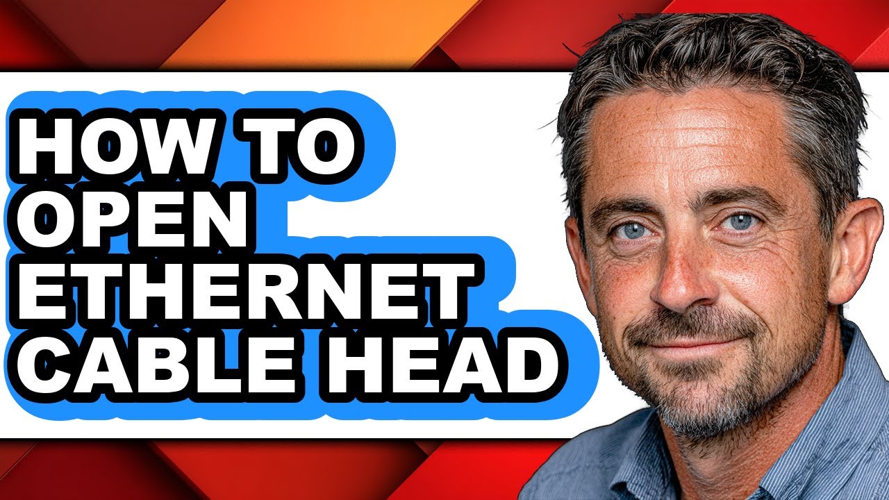 How to Open Ethernet Cable Head - Step by Step - YouTube