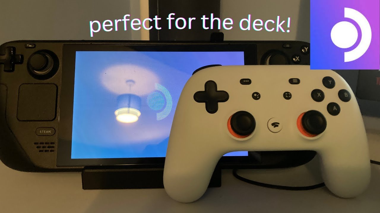 stadia controller is perfect for the deck!?! - YouTube
