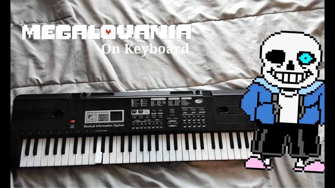 Undertale - Megalovania on Keyboard - YouTube