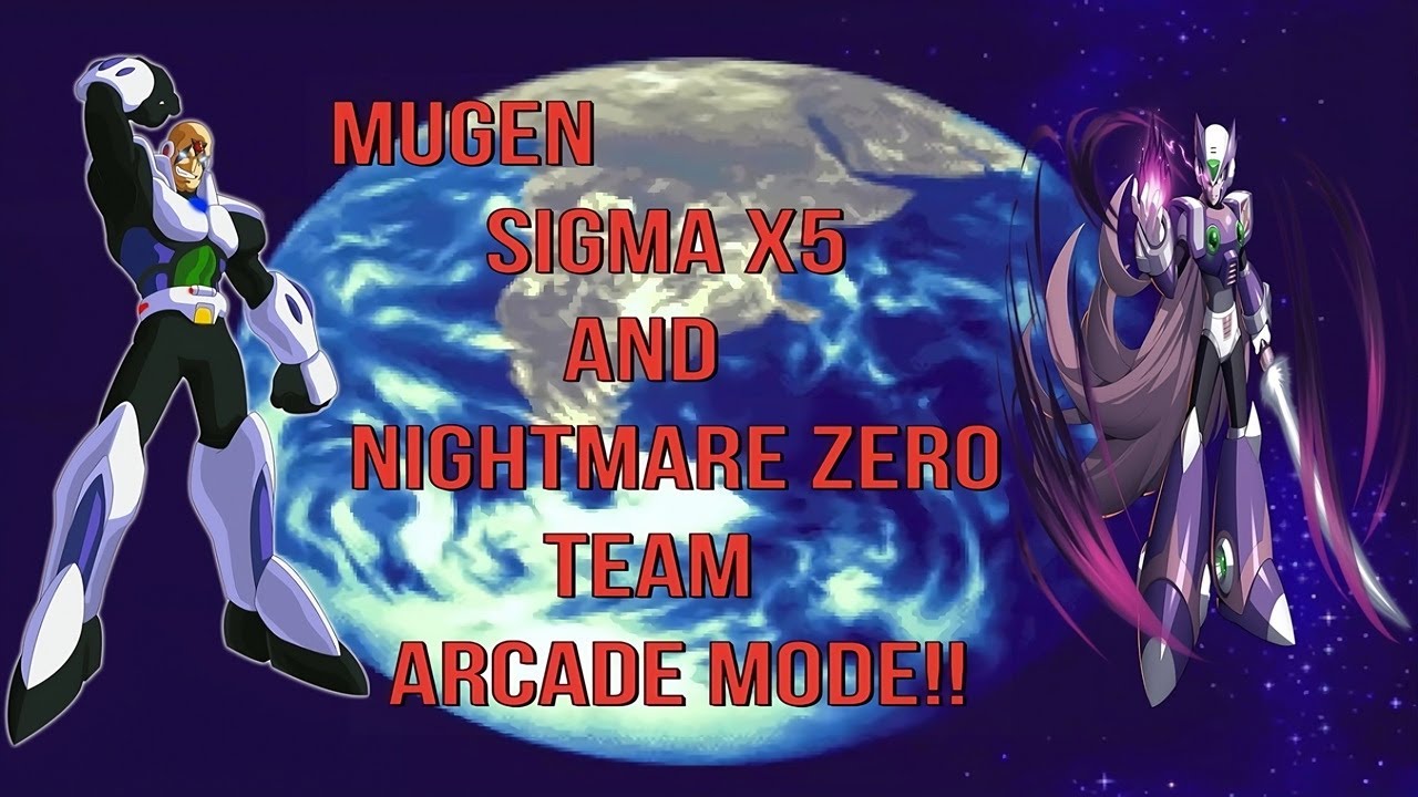 MUGEN Sigma MMX5 (Pots) And Nightmare Zero (CvS) Longplay!! - YouTube