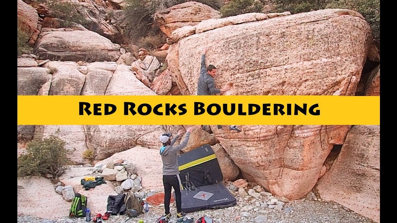 Red Rocks Bouldering Moderates - YouTube