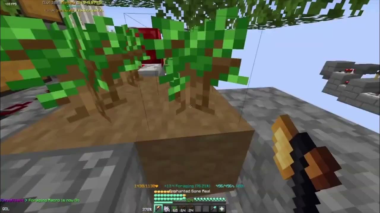 ORINGO CLIENT FORAGING MACRO up to 1 1mil XP hr HYPIXEL SKYBLOCK - YouTube