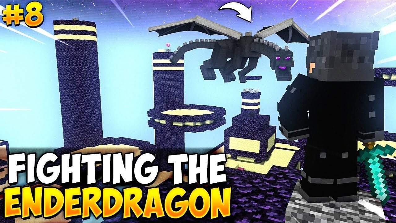 finnally I kill Ender dragon on bottle survival world PART 4 last day on bottle survival world ...