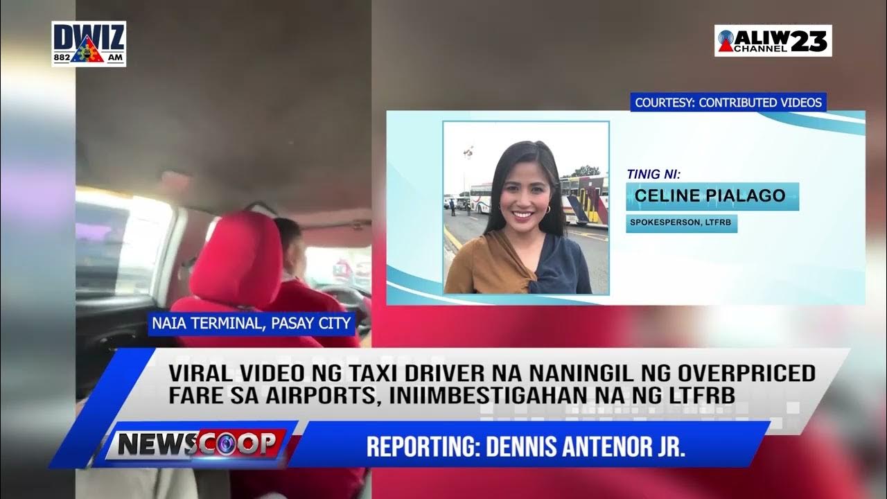 #TRENDING | Viral video ng taxi driver na naningil ng overpriced fare sa airports ...