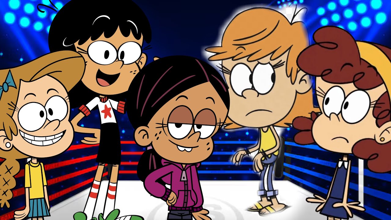 WWE 2K23 The Loud House: Ronnie Anne vs Stella Zhau vs Girl Jordan vs ...