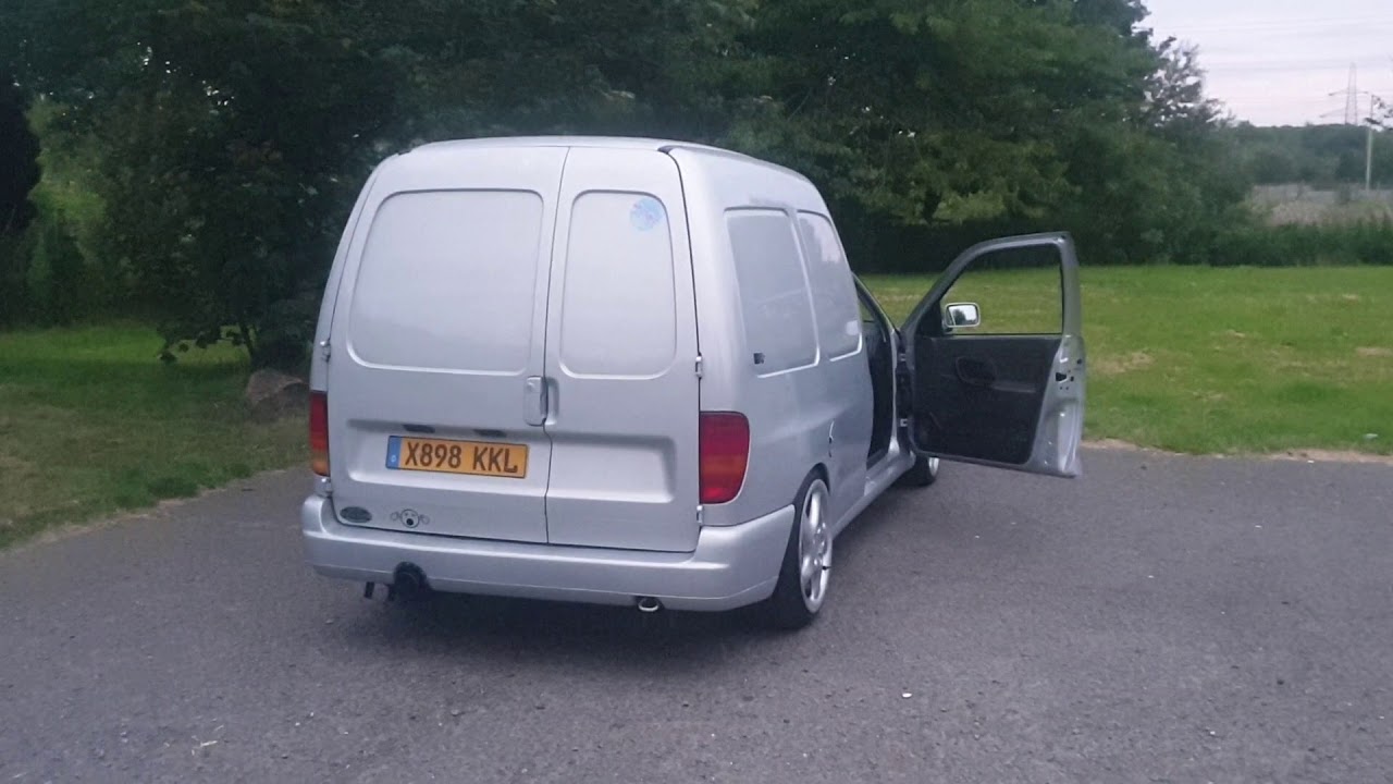 MK2 caddy 20vt exhaust sound - YouTube