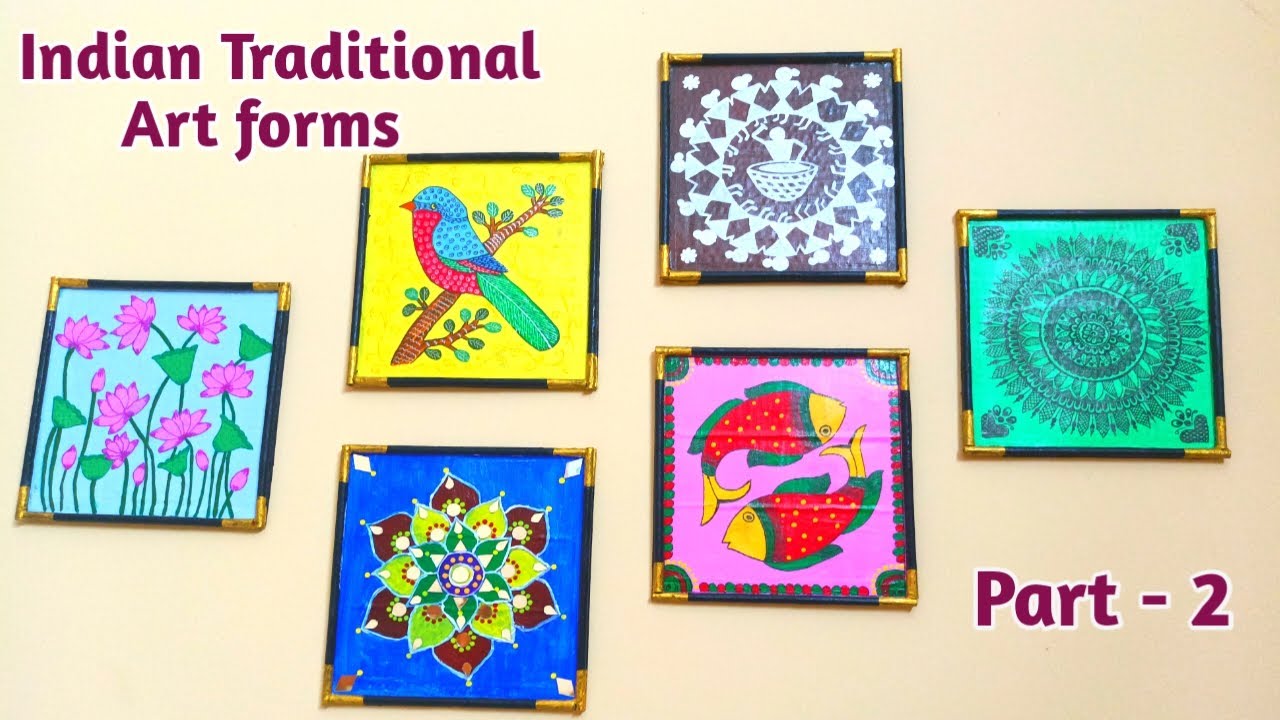 Indian Traditional Art forms part 2 - Madhubani, Gond and Lippan art ...
