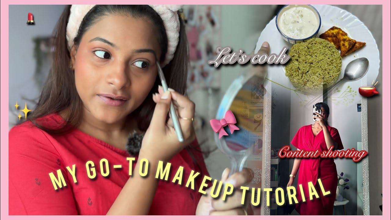 My Go-To Makeup Look | Shooting Content | Cooking for FAM | Productive ...