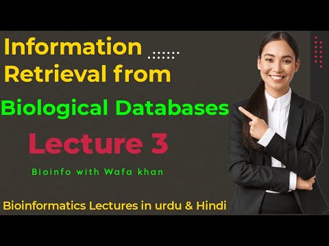 Information Retrieval from biological databases | Lecture 3 |#bioinformatics - YouTube