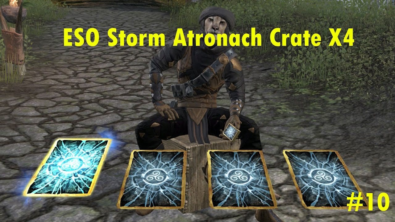 ESO Opening 4X Storm Atronach Crates #10 - YouTube