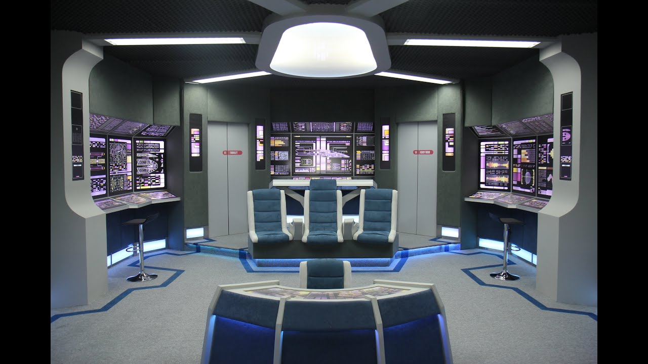 BRIDGE SET TOUR of SQUADRON: A Star Trek Fan Production - YouTube