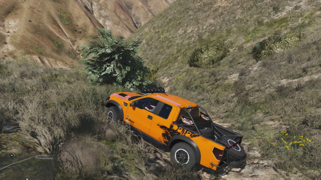 GAMEPLAY GTA 5 OFFROAD ford raptor WITH GT 1030 - YouTube