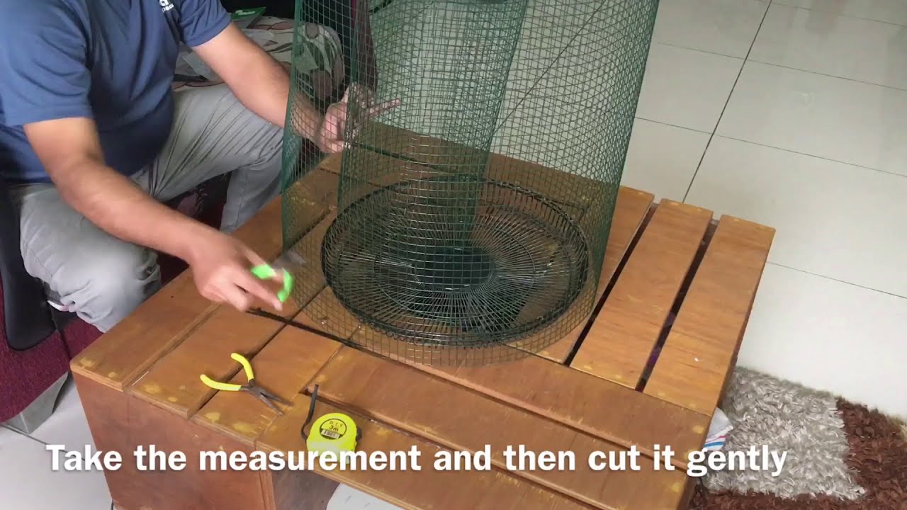 Best Homemade Birds Cage With left out Fan Cover - YouTube