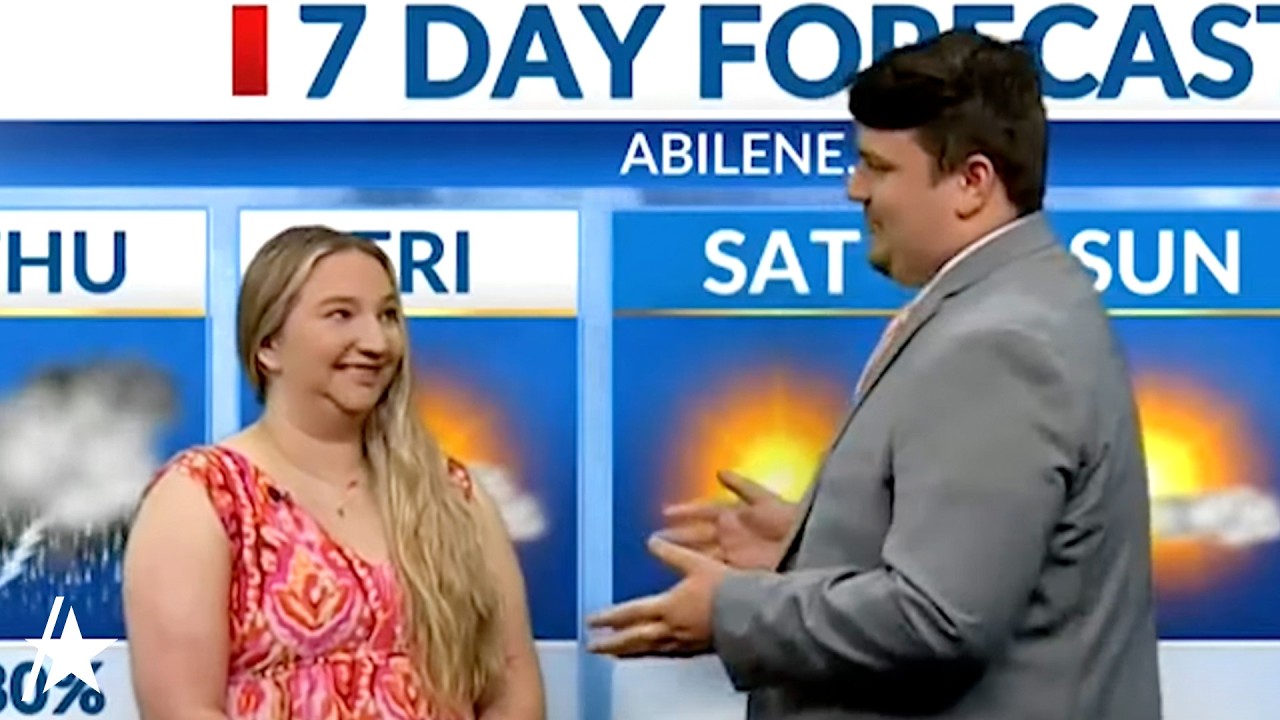 Meteorologist SHOCKS Girlfriend w/ Live On-Air Proposal - YouTube