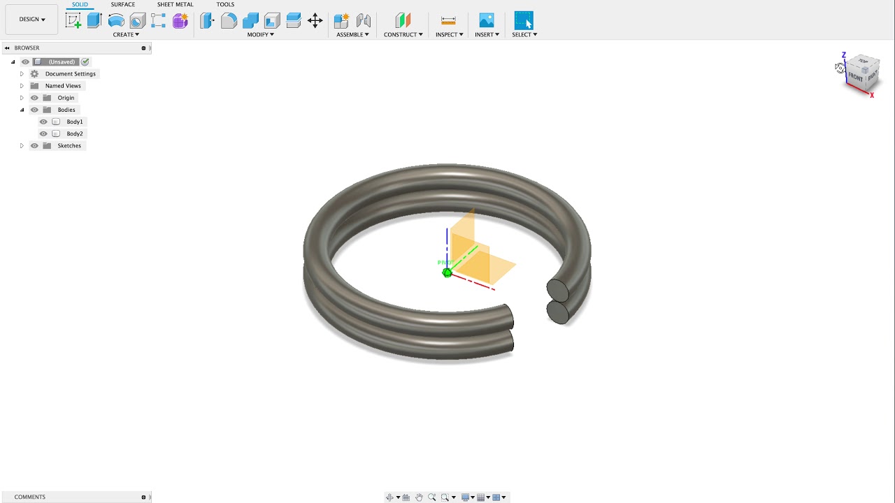 Fusion 360 - keyring tutorial (just another way) - YouTube