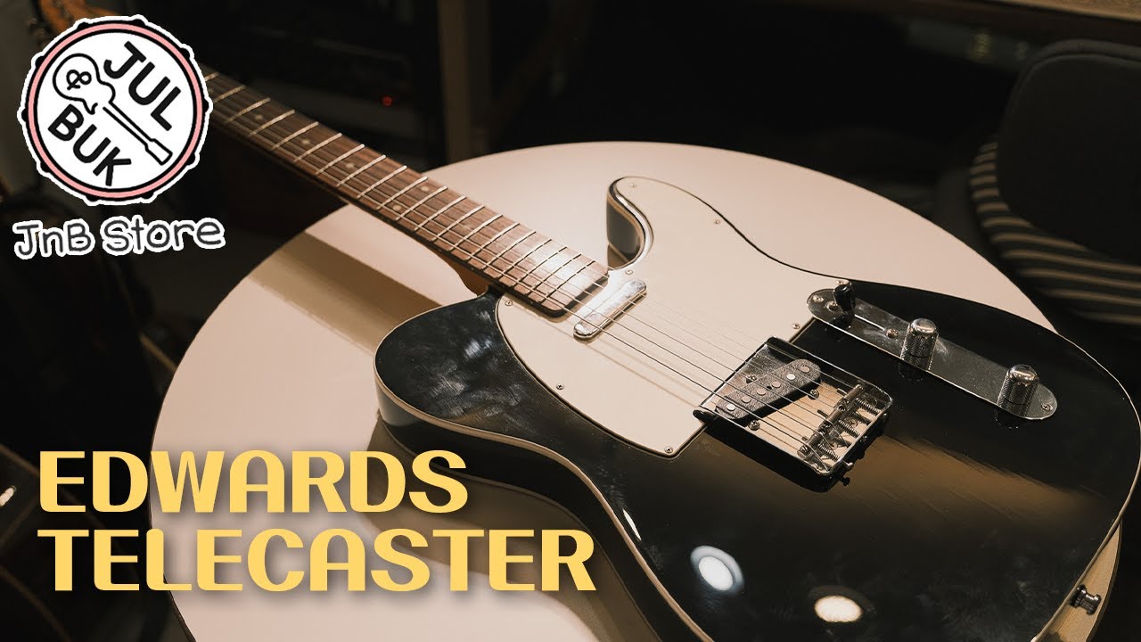 [줄쟁이] Edwards Telecaster🎸 리뷰 - YouTube