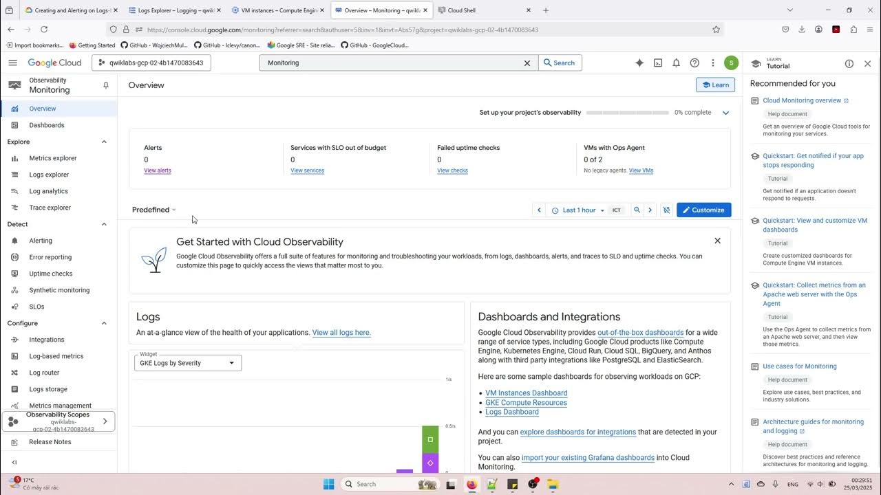 Chapter 12: Creating and Alerting on Logs based Metrics - YouTube