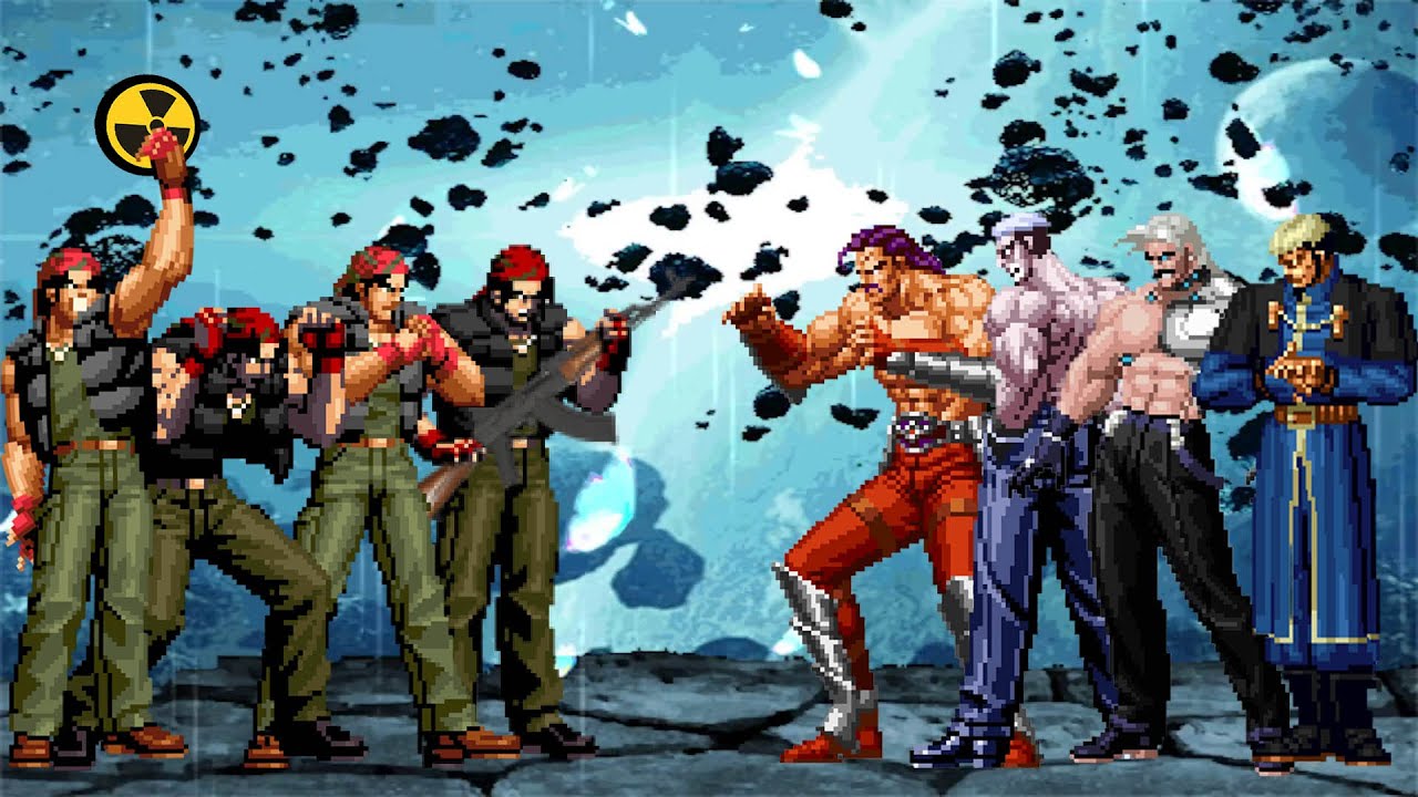 The King of Fighters (MUGEN) | Ralf Jones vs KOF Bosses - YouTube