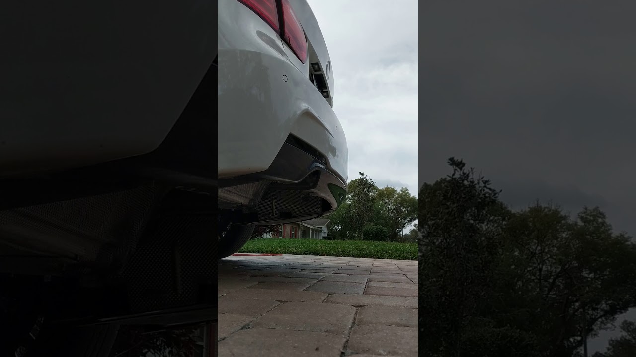 F30 335i Supersprint midpipe no muffler - YouTube