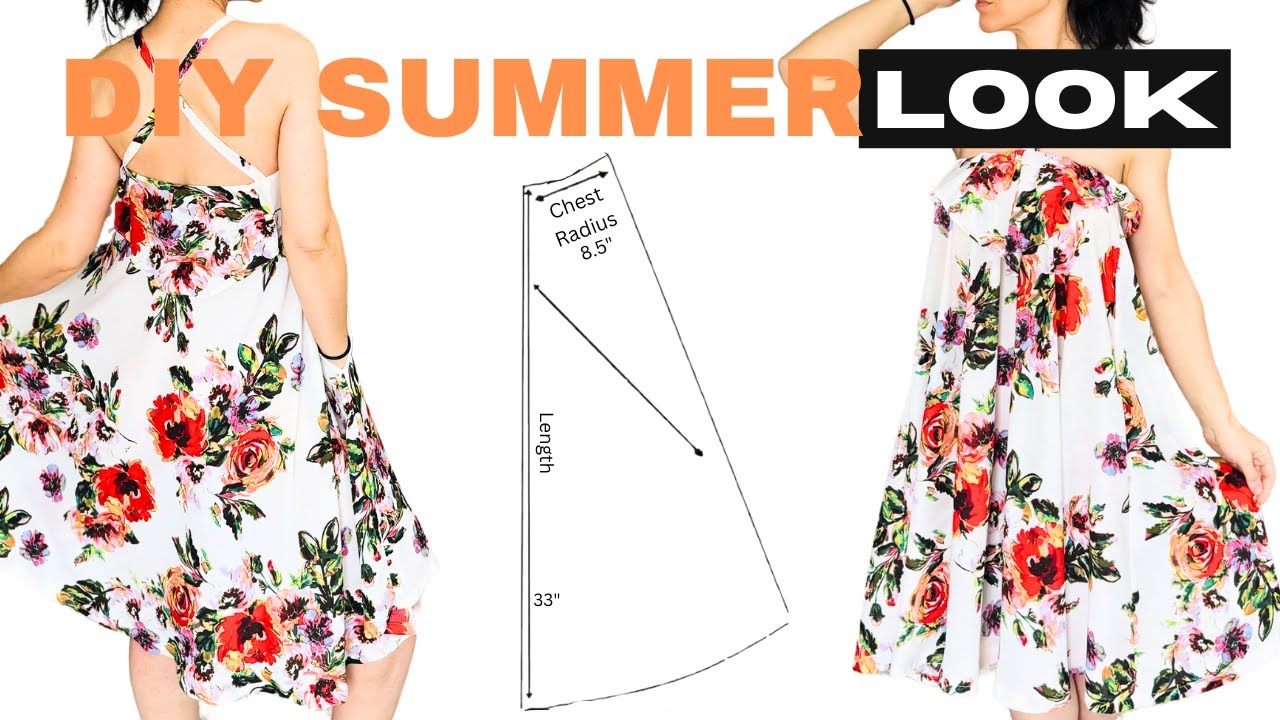 I Made A Summer Dress With Pockets | Beginner Friendly - YouTube