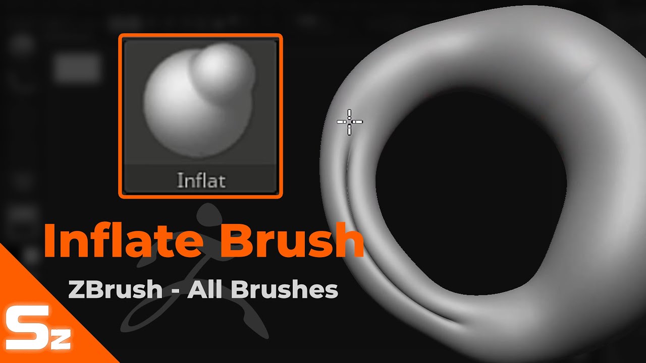 Inflate Brush: ZBrush All Brushes - YouTube