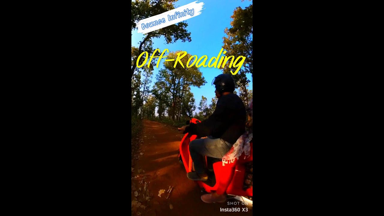 Off-Roading with Bounce Infinity electric scooter and Insta 360 camera ...