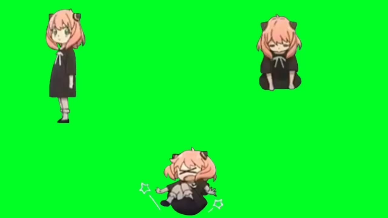 Anime Green Screen: SPY x FAMILY - Anya - YouTube