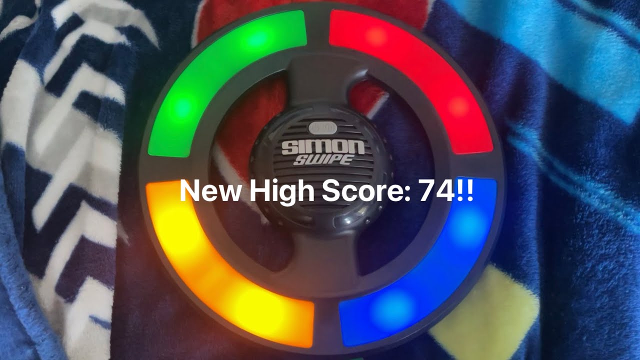 74! New High Score On The Simon Swipe! [11/26/2023] - YouTube