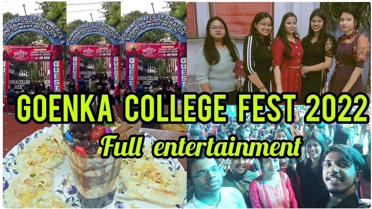 QUEST 2022 . Goenka College Fest . Dipannita Sadhukhan - YouTube