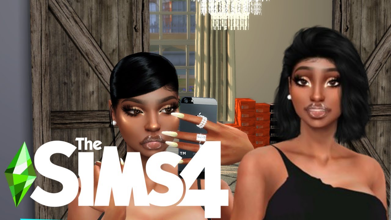 BADDIE LOOKBOOK SIMS 4 CAS + CC LINKS - YouTube