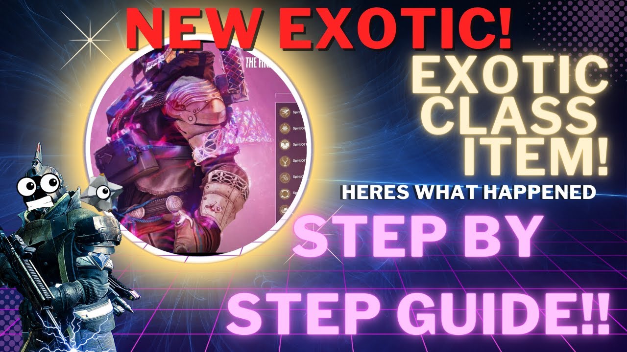 NEW EXOTIC CLASS ITEM!! Step By Step Guide! - YouTube
