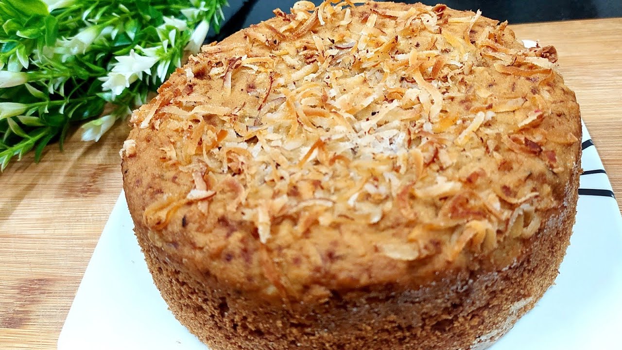 Jowar/Soutghum Coconut Cake Eggless | Fresh coconut recipe| Gluten free ...