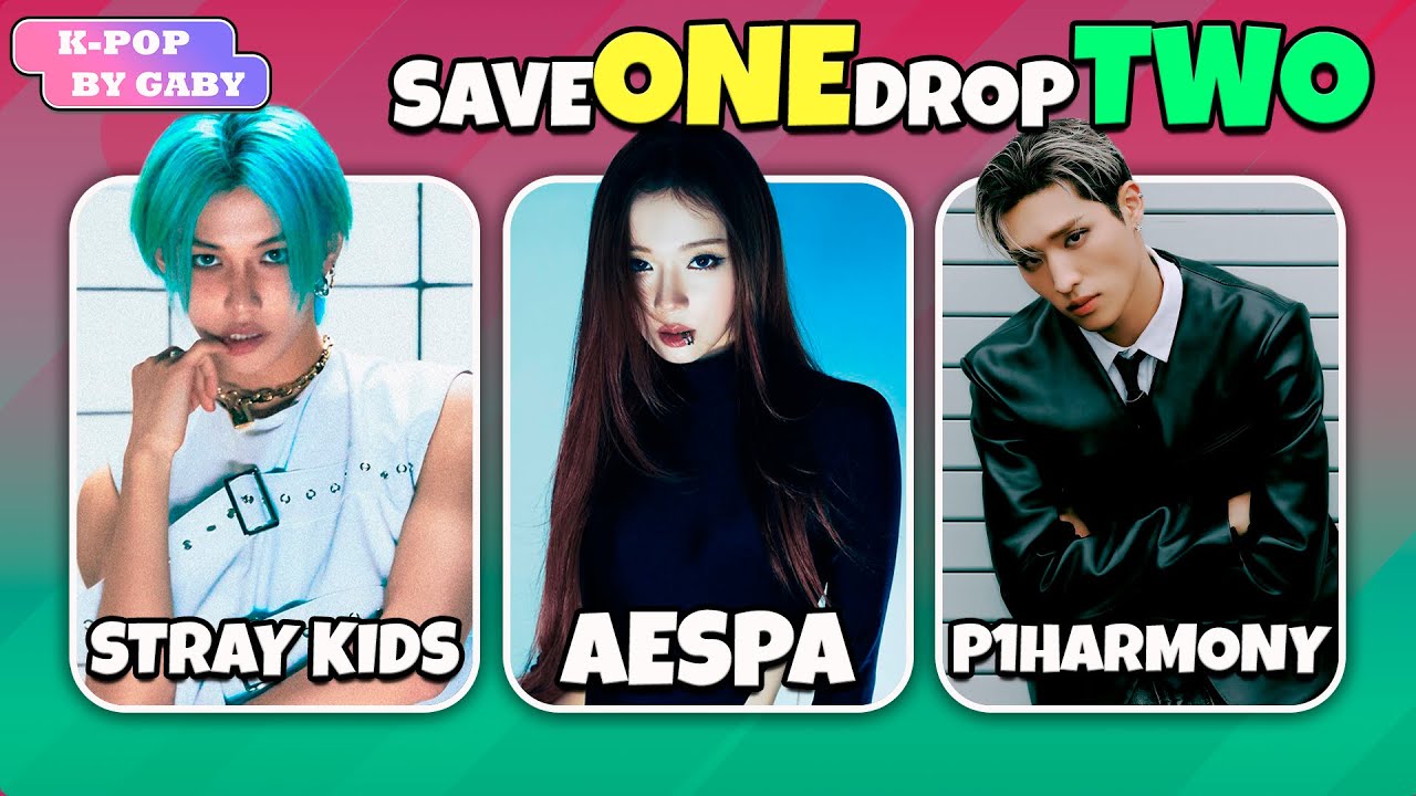 SAVE ONE DROP TWO | OLD & NEW SONGS | KPOP GAME - YouTube