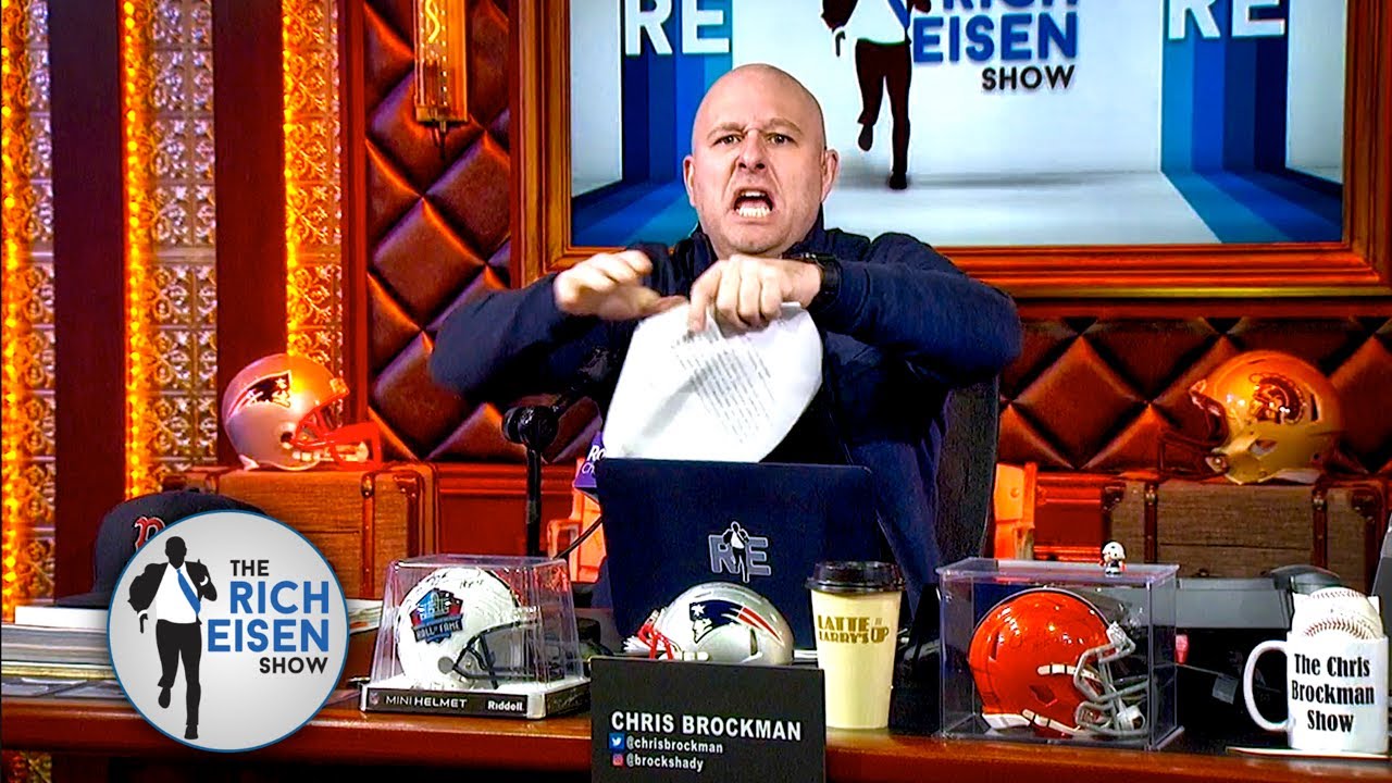 Chris Brockman Did NOT React Well to Patriots Blowing Shot at #1 Draft ...