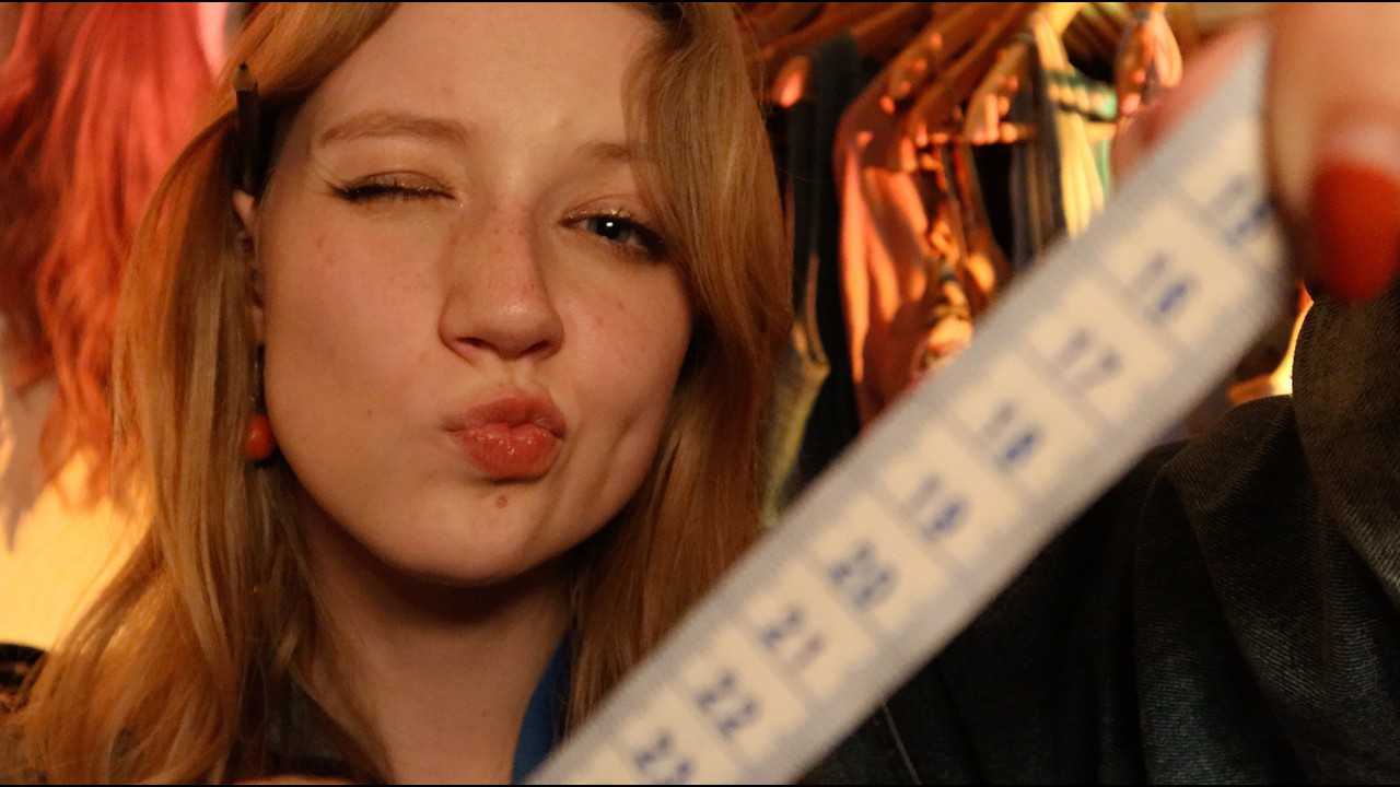 [ASMR] Costume designer takes your measurements for a play 📏 ~ soft ...