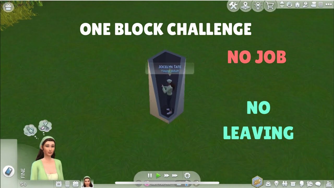 Can you beat Sims 4 One Block Challenge? PART 3 (Final) - YouTube