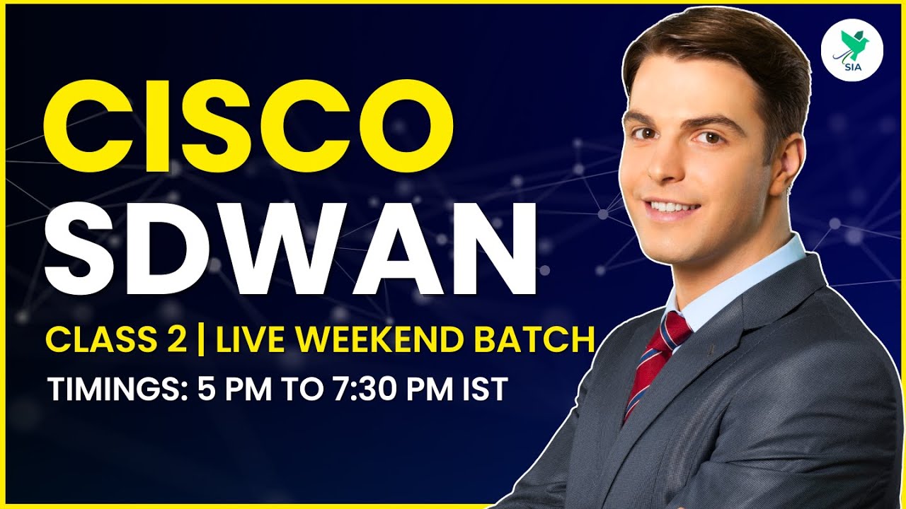Cisco SD-WAN Live Training | Class 2 | Weekend Batch - YouTube