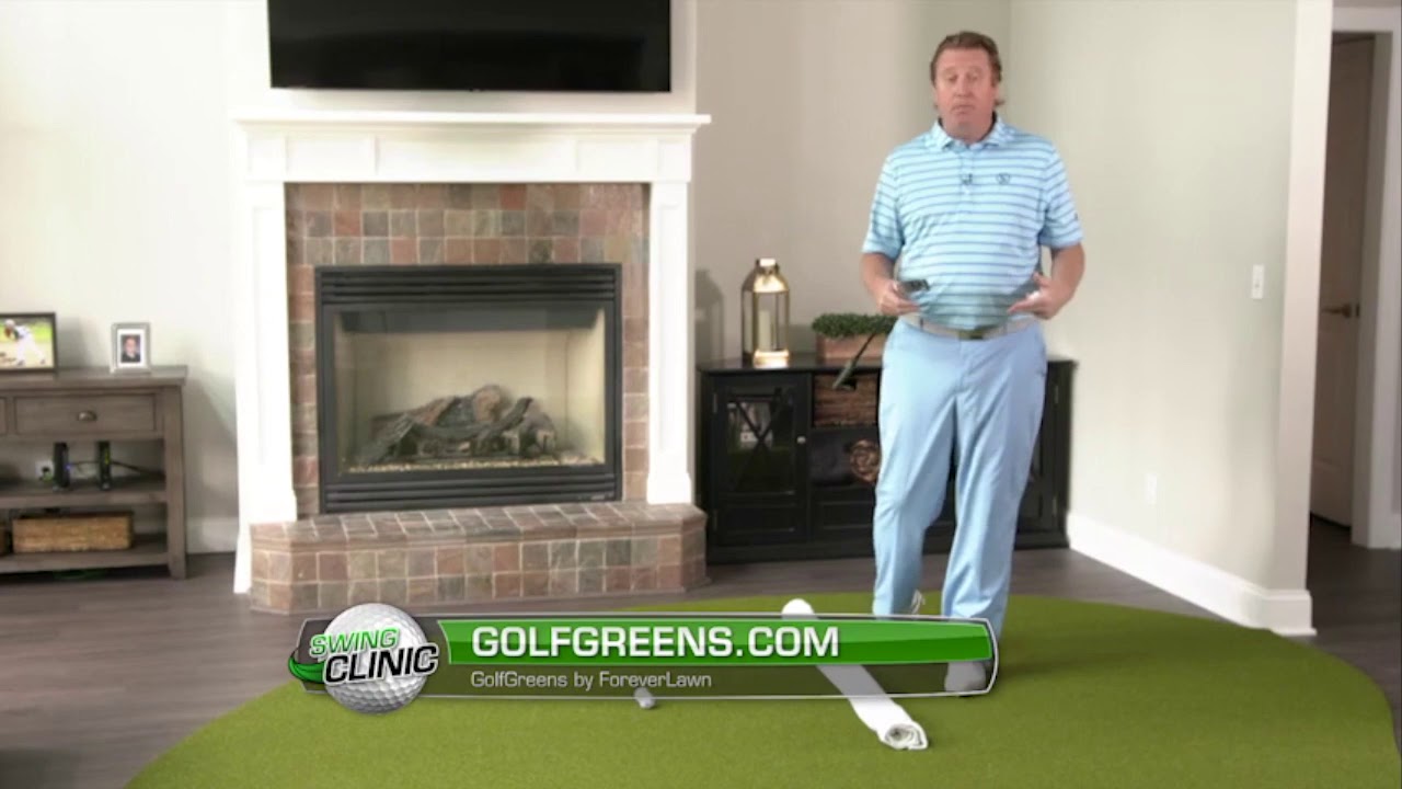 Swing Clinic- Jimmy Hanlin Endorsement of GolfGreens on the Go - YouTube