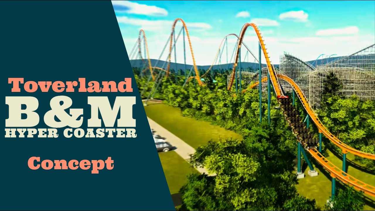 Toverland B&M Hypercoaster Planet Coaster Concept - YouTube