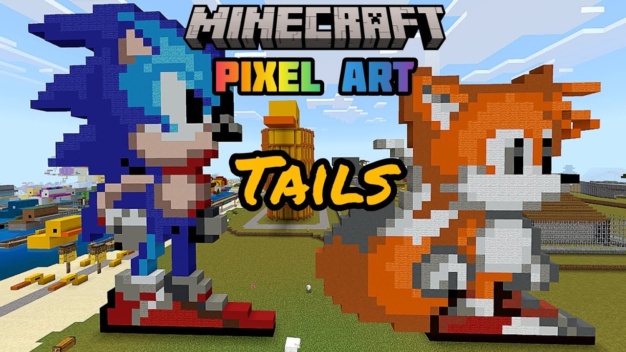 Tails Pixel Art Time-lapse 🎨 - YouTube