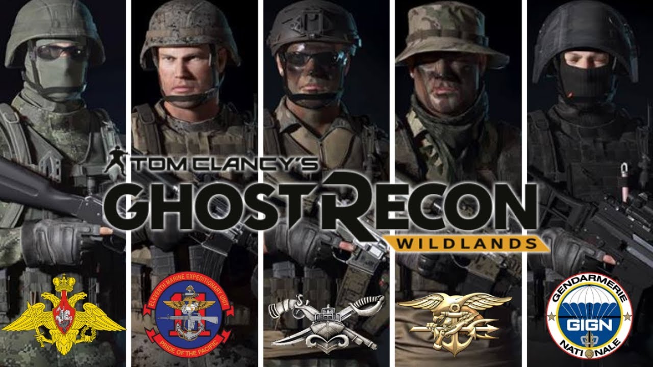 Ghost Recon Wildlands: Special Forces Uniforms: USMC 11th MEU, Russian ...